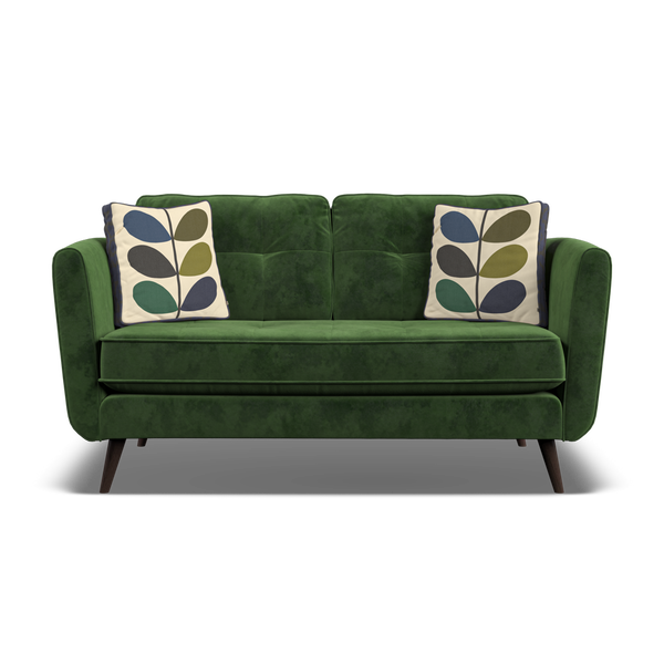green small sofa